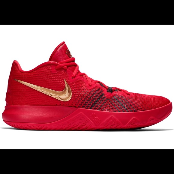 Nike | Shoes | Kyrie Flytraps University Red And Gold Size 5 | Poshmark